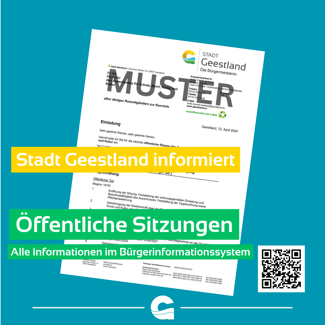 WILLKOMMEN in Geestland