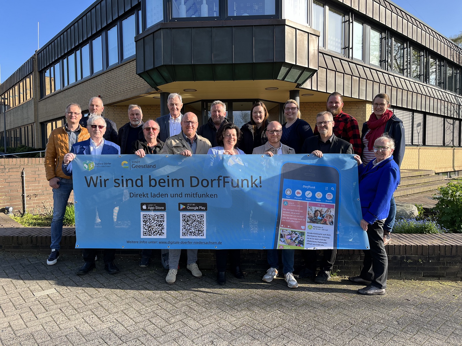 Stadt Geestland führt digitalen DorfFunk in allen Ortschaften ein